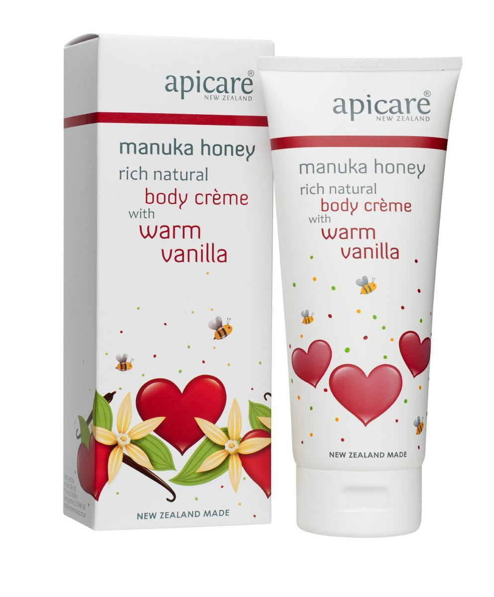 Apicare Manuka Honey Body Creme With Warm Vanilla 200g – Health Delivery