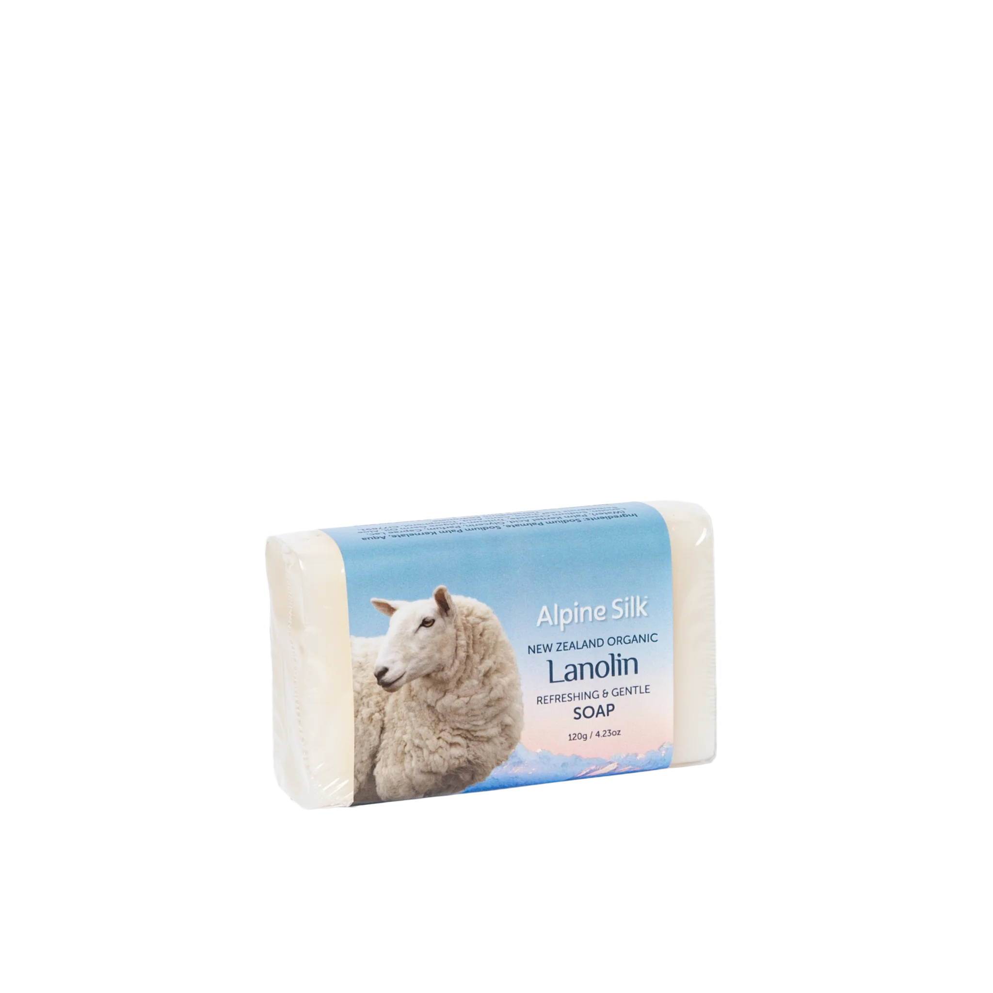 Alpine Silk Organic Lanolin Soap 120g