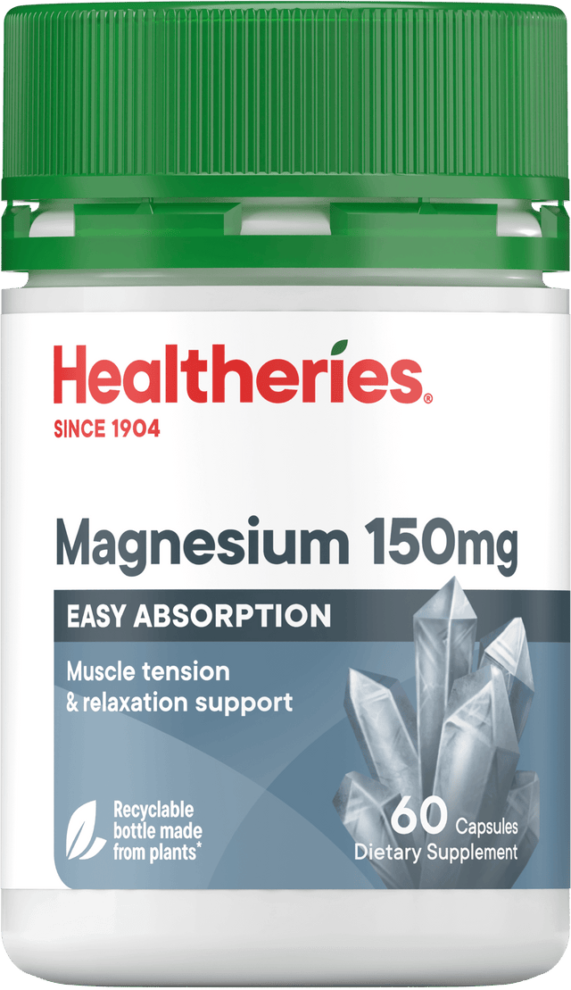 Healtheries Magnesium 150mg Capsules – Health Delivery