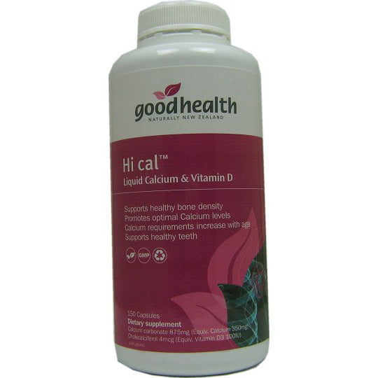 Goodhealth Hi cal Liquid Calcium and Vitamin D Capsules 150