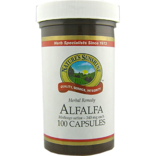 Natures Sunshine Alfalfa Capsules 100