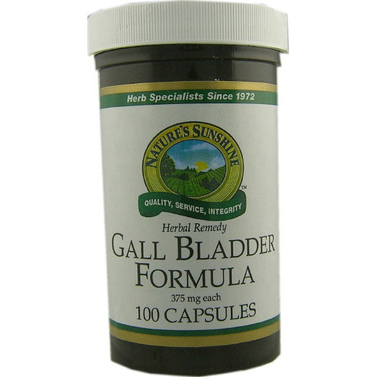 Natures Sunshine Gall Bladder Formula Capsules 100