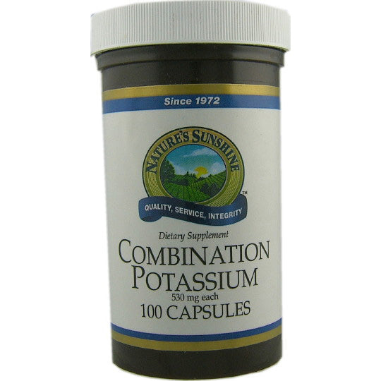 Natures Sunshine Combination Potassium Capsules 180