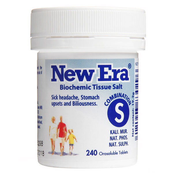 New Era Combination S Cell Salts. 240 Tablets. – Health Delivery
