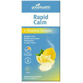 Goodhealth Rapid Calm 30 Effervescent Tablets Lemon – Health Delivery