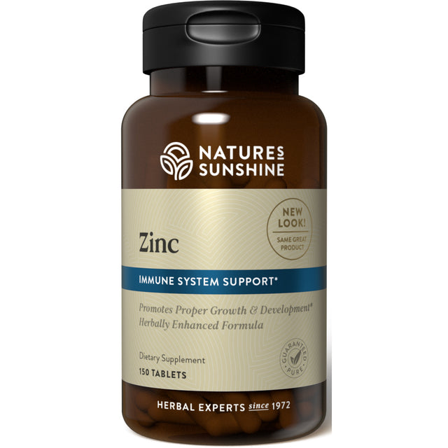 Natures Sunshine Zinc Tablets 150 – Health Delivery